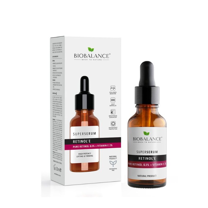 Biobalance Pure Retinol 0,3% + Vitamin E 2% Super Serum 30 Ml | Jeevee