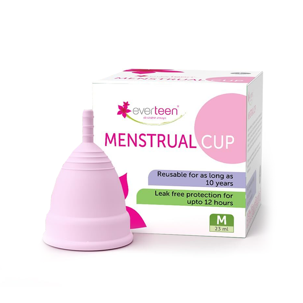 Everteen Menstrual Cup Medium Size- 23ml | Jeevee