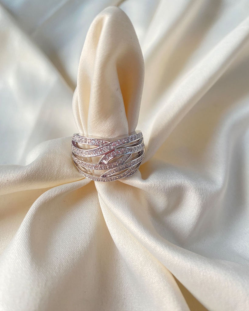 Salt Full Rhinestone Ring | Jeevee