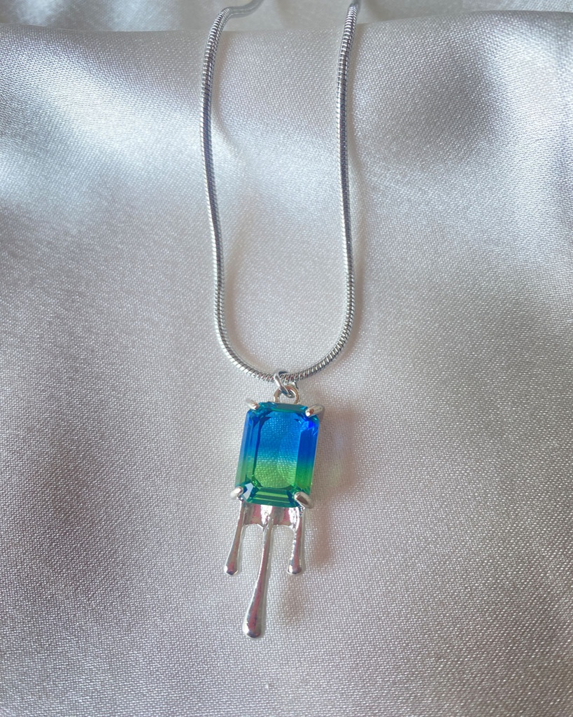 Salt Gradient Melting Vine Chain Necklace | Jeevee