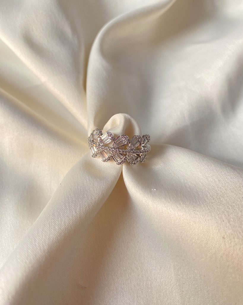 Salt Crystal Feather Ring | Jeevee