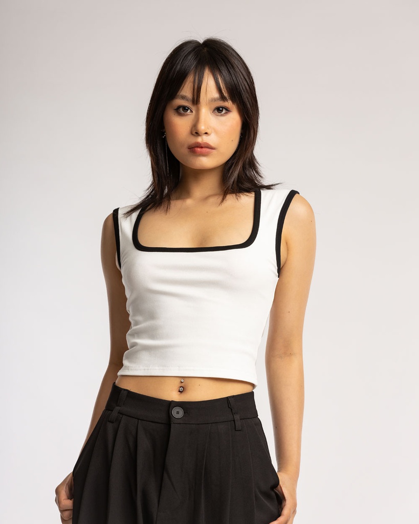 Salt Square Neck Tank Top (s) | Jeevee