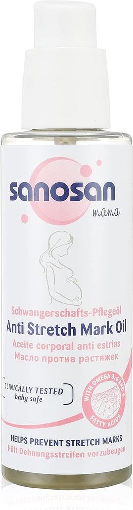 Sanosan Mama Anti Stretch Mark Oil- 100 Ml | Jeevee