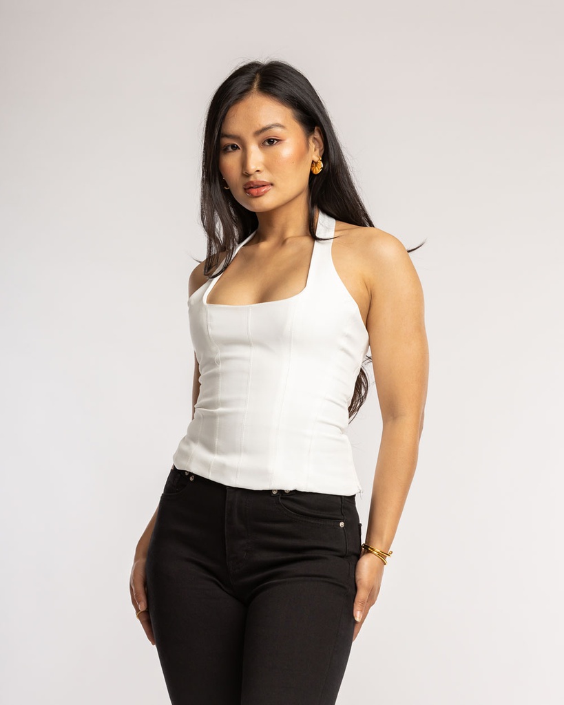 Salt Fitted Halter Top (s) | Jeevee