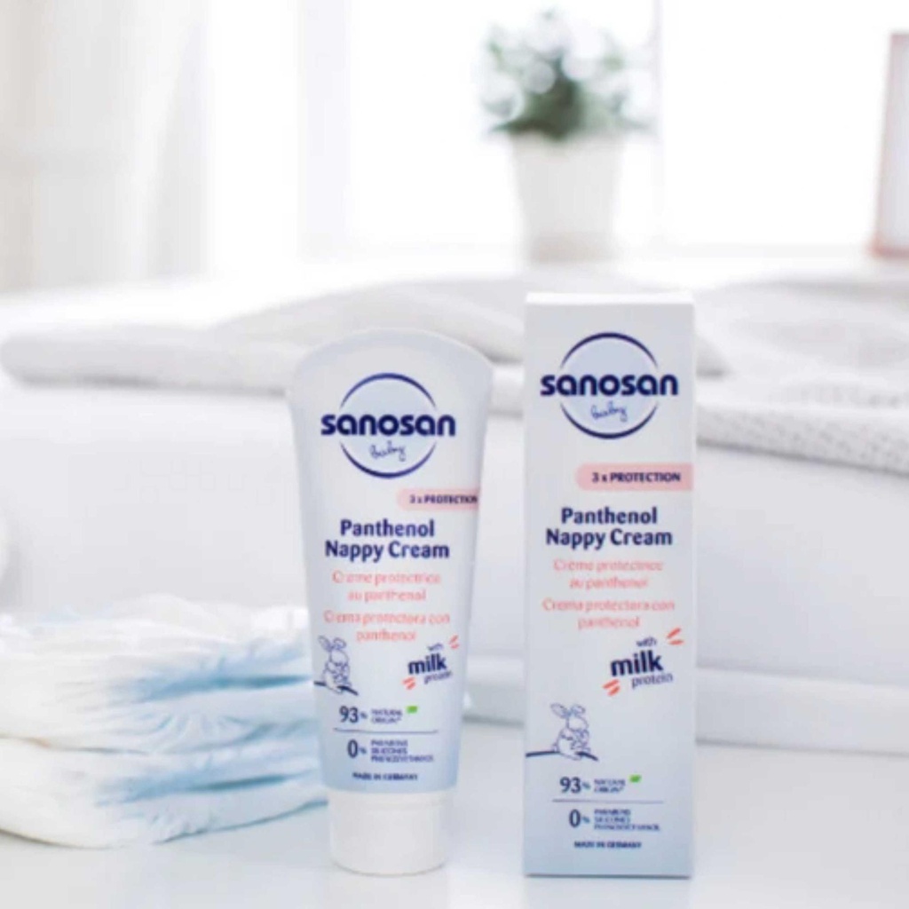 Sanosan Baby Panthenol Nappy Cream (tube, W/o Folding Box)-100 Ml | Jeevee