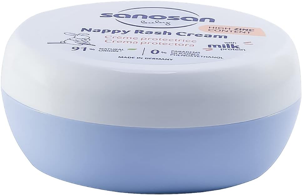Sanosan Baby Nappy Rash Cream, With Zinc (jar)- 150 Ml | Jeevee