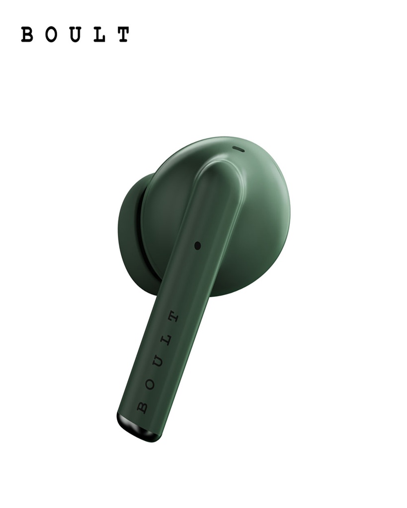 Boult Wireless Earbud 40 Hrs Play Time Fast Charging Enc - Green | Jeevee