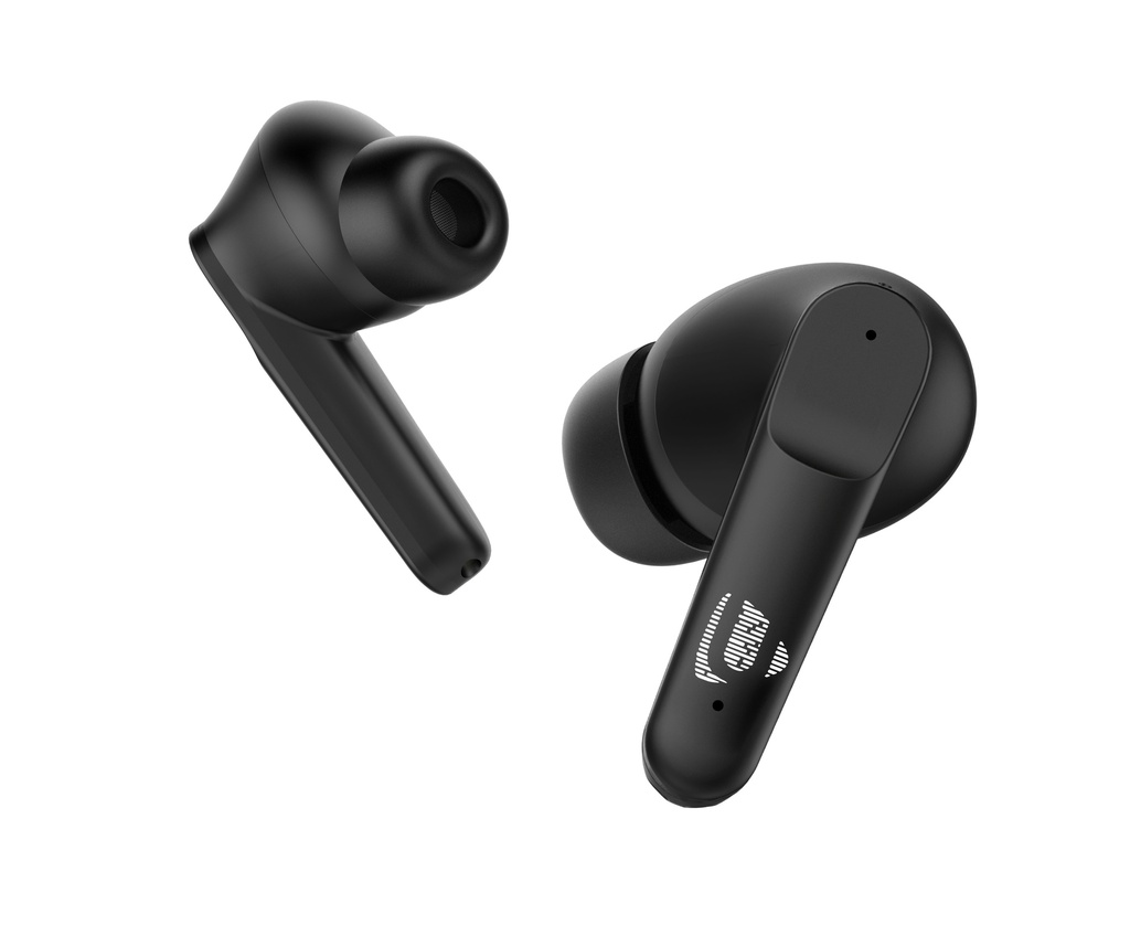 Ultima Atom 520 Wireless Earbud 45hrs Playtime Ipx5 Rated - Black | Jeevee