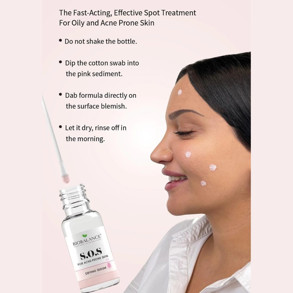 Biobalance S.o.s For Acne Prone Skin Drying Serum 20 Ml | Jeevee