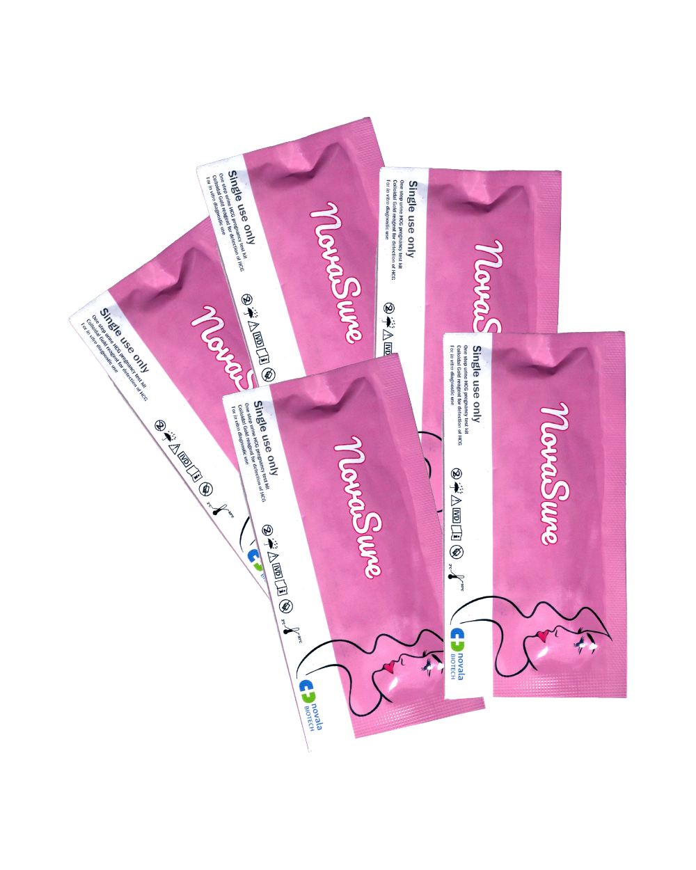 Novasure One-step Urine Hcg Pregnancy Test Kit-5 Piece | Jeevee