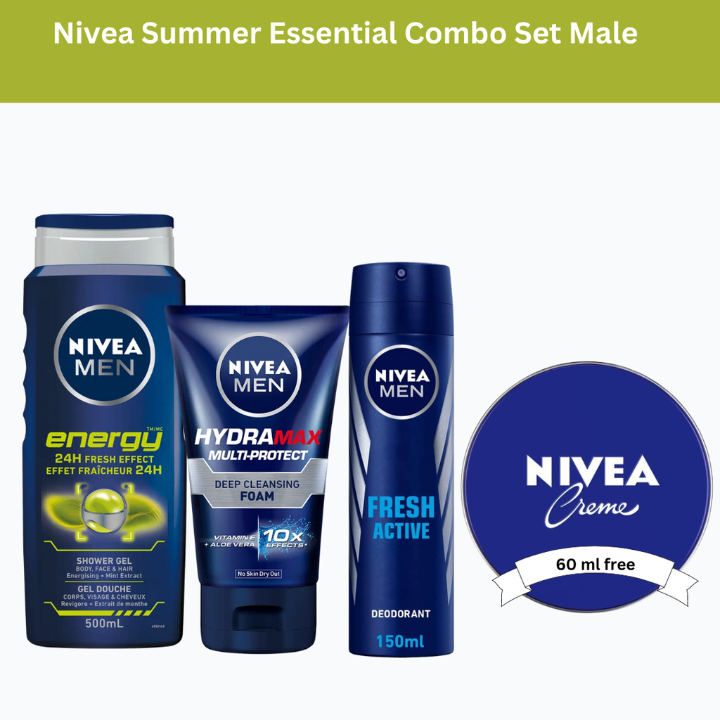 Nivea Summer Essential Combo Set Male | Jeevee