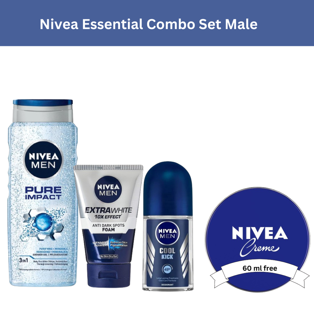 Nivea Essential Combo Set Male | Jeevee
