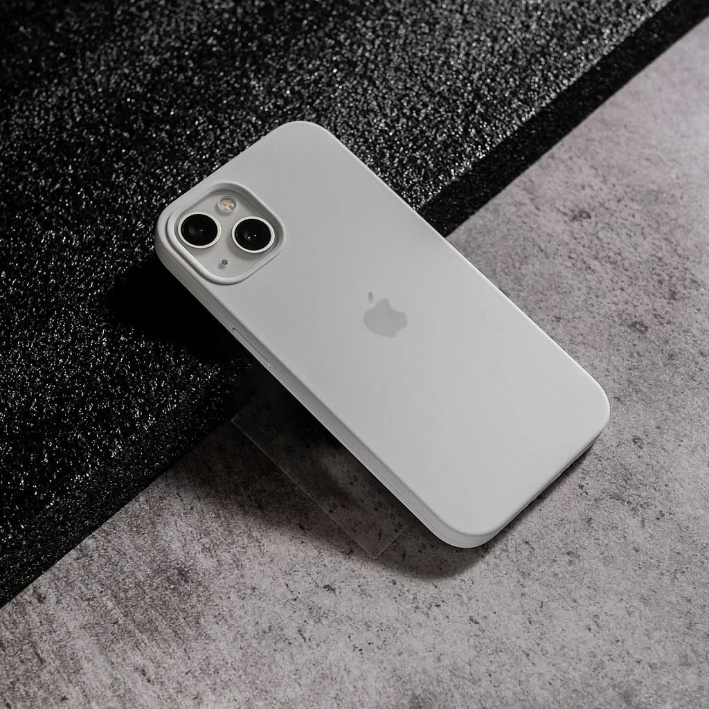 Premium Silicone Case For Iphone 15 Plus (white) | Jeevee