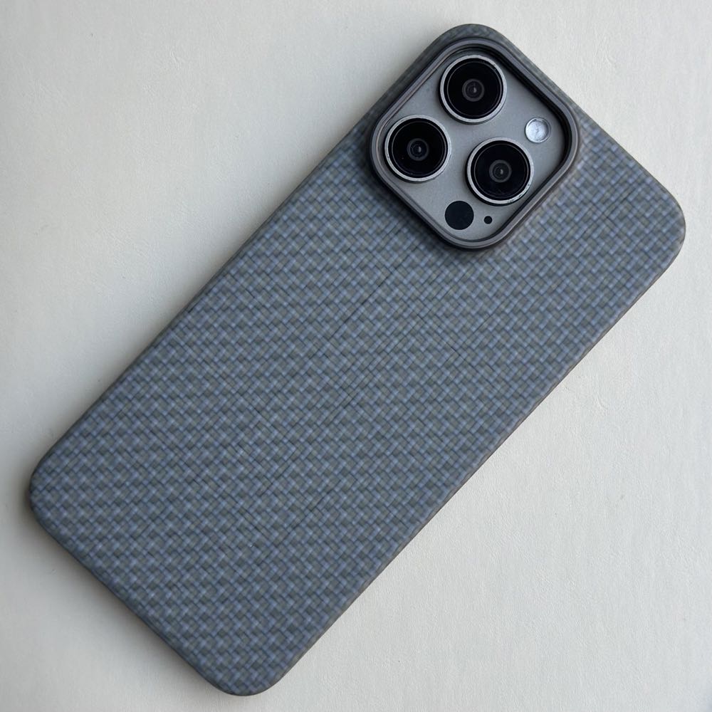 Kzdoo Kevlar Carbon Fiber Case For Iphone 15 Pro Max (gray) | Jeevee