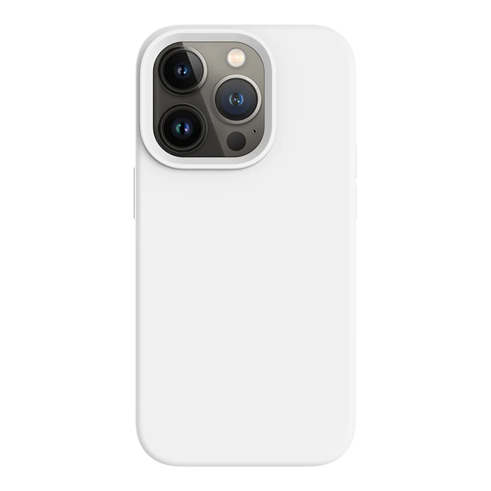 Premium Silicone Case For Iphone 14 Pro (white) | Jeevee