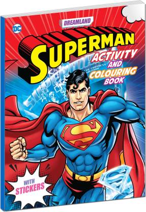Superman Activity And Colouring Book | Jeevee