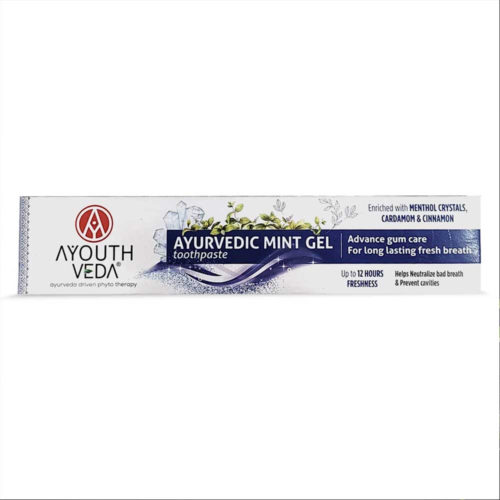 Ayouthveda Ayurvedic Mint Gel Toothpaste (100 Gm) | Jeevee