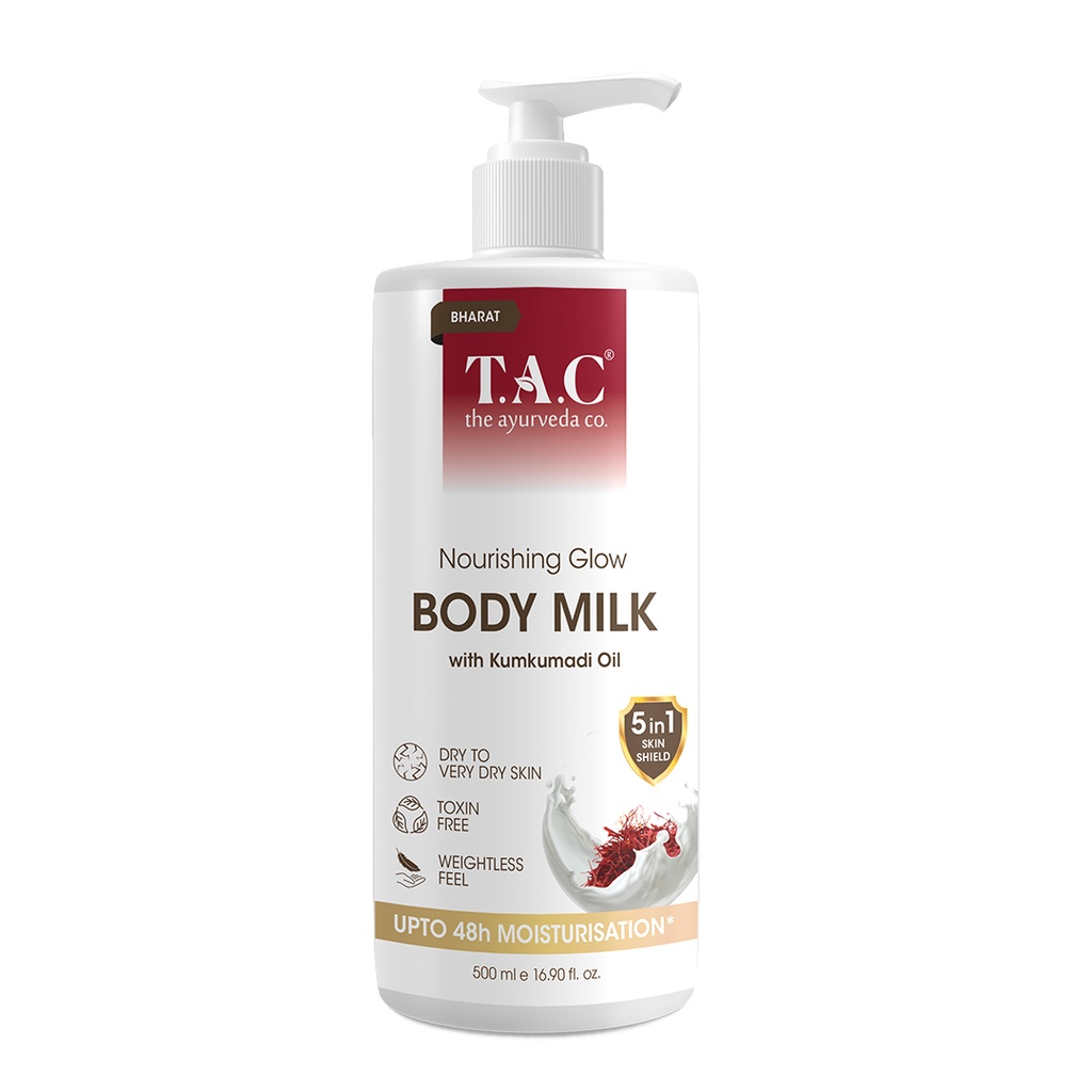 Tac Body Milk With Kumkumadi Oil-500ml | Jeevee