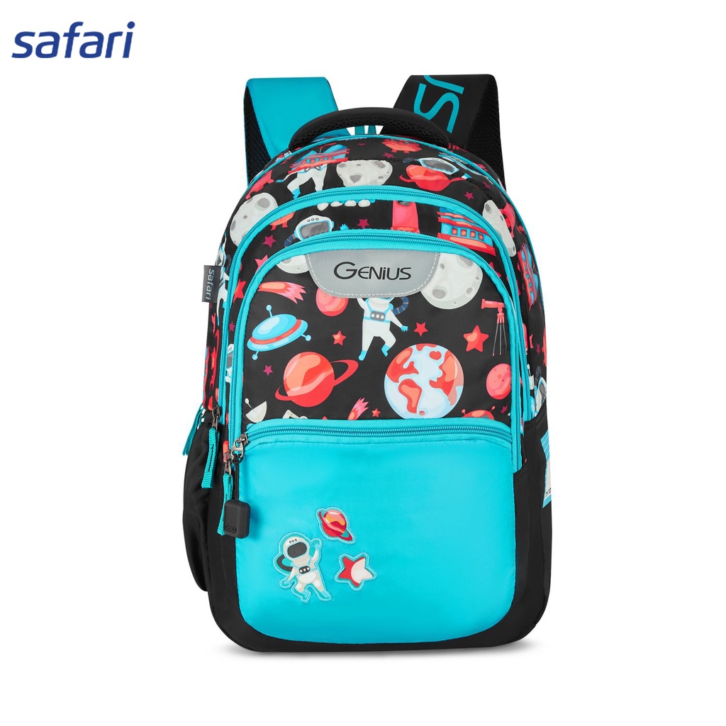 Safari Genius Comet Backpack 17 Inch 3 Compartment (black) | Jeevee