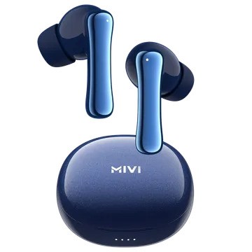 Mivi Duopods T80 Tws Earbuds With Enc (blue ) | Jeevee