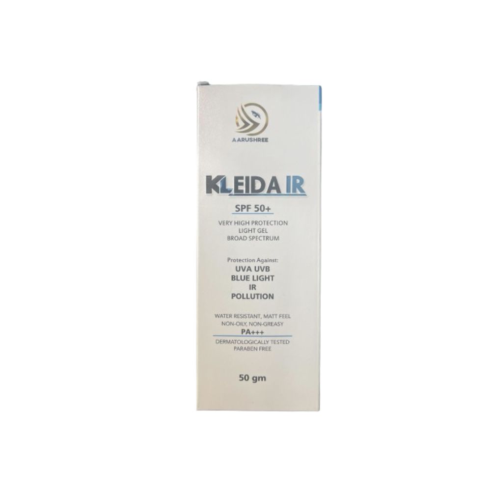 Kleida Ir Spf50+ Sunscreen- 50gm | Jeevee