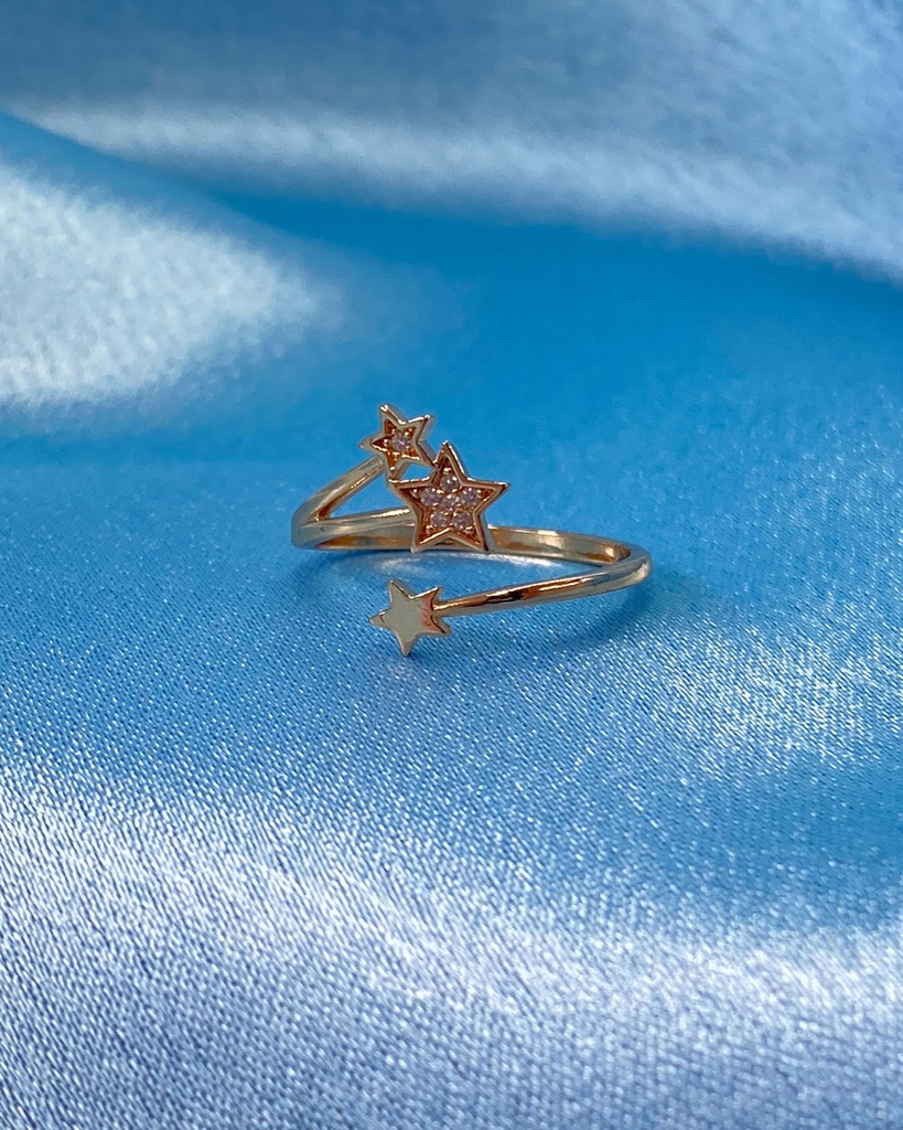 Pepper Three Star Ring | Jeevee