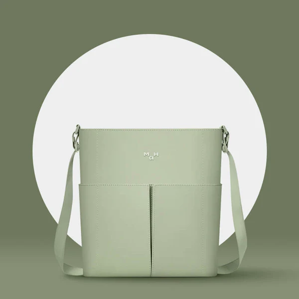 Mah Line Pu Leather Bag For Unisex M232811s (cactus Green) | Jeevee