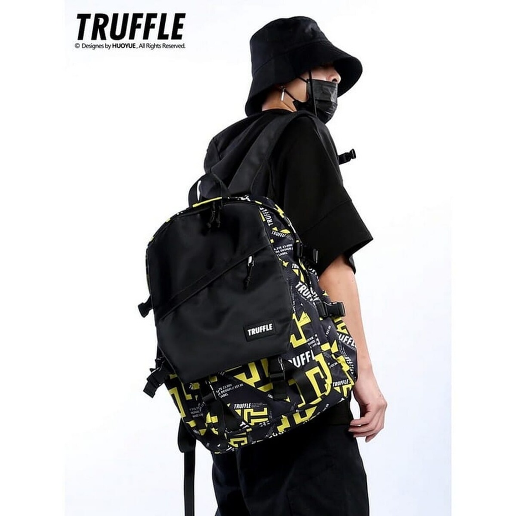 Truffle Cyberpunk Waterproof Travel Backpack Unisex T2323 (l) | Jeevee