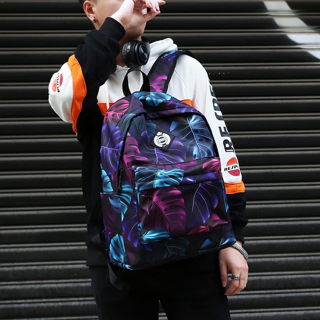 Truffle Graffiti Hip-hop Backpack Unisex T2244m | Jeevee