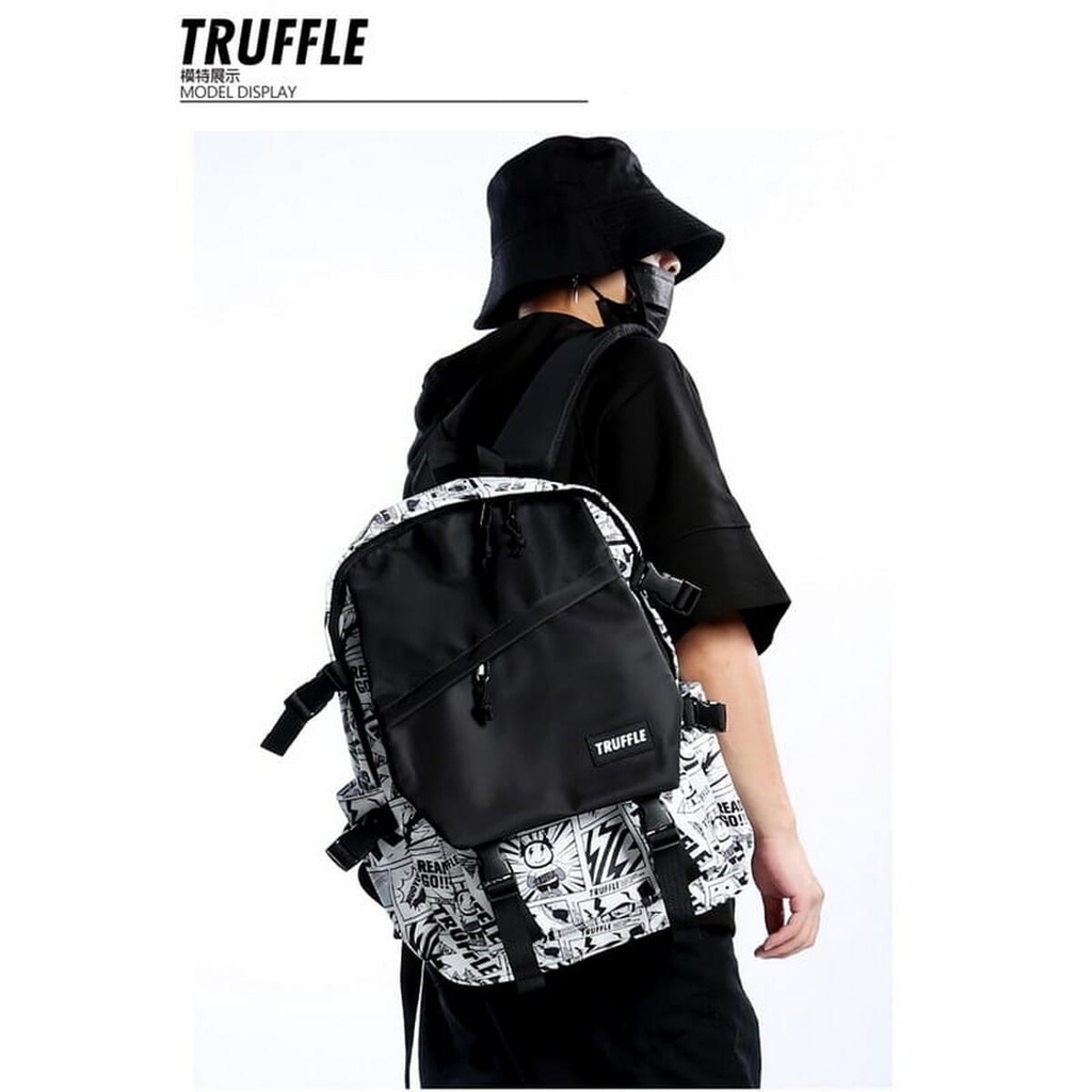 Truffle Graffiti Waterproof Travel Backpack Unisex T2322 (m) | Jeevee