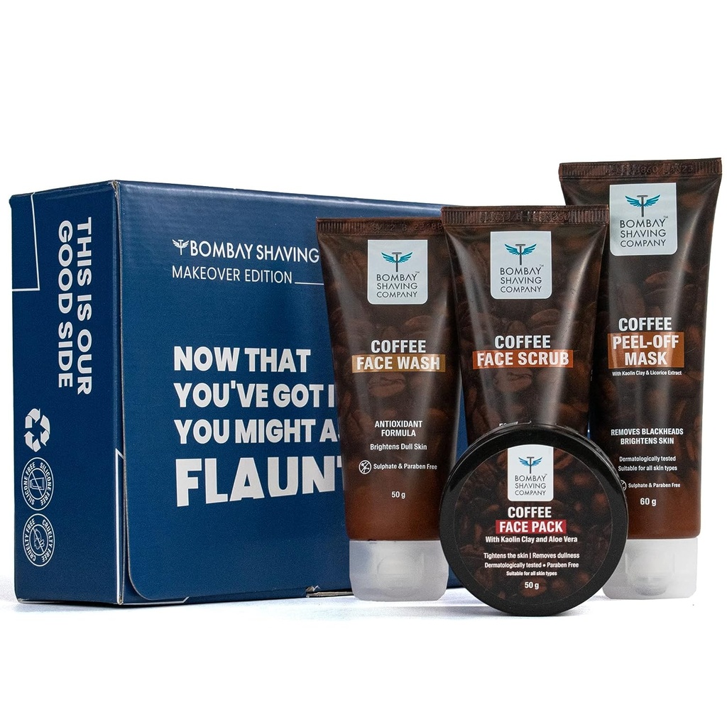 Bombay Shaving Company Coffee Facial Starter Kit - Offline | Jeevee