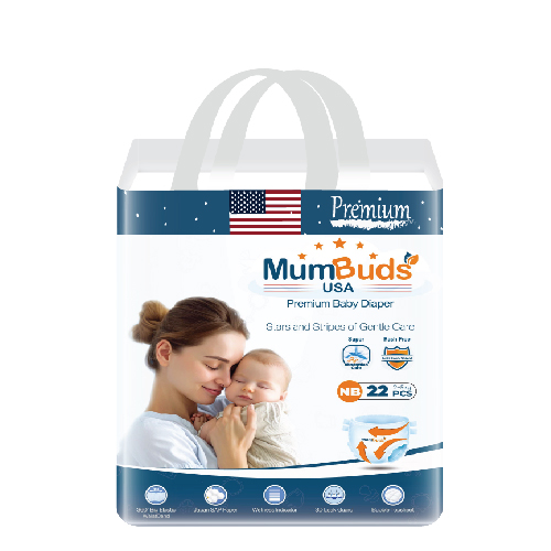 Mumbuds American Ultrathin Baby Diaper Newborn 22pcs | Jeevee