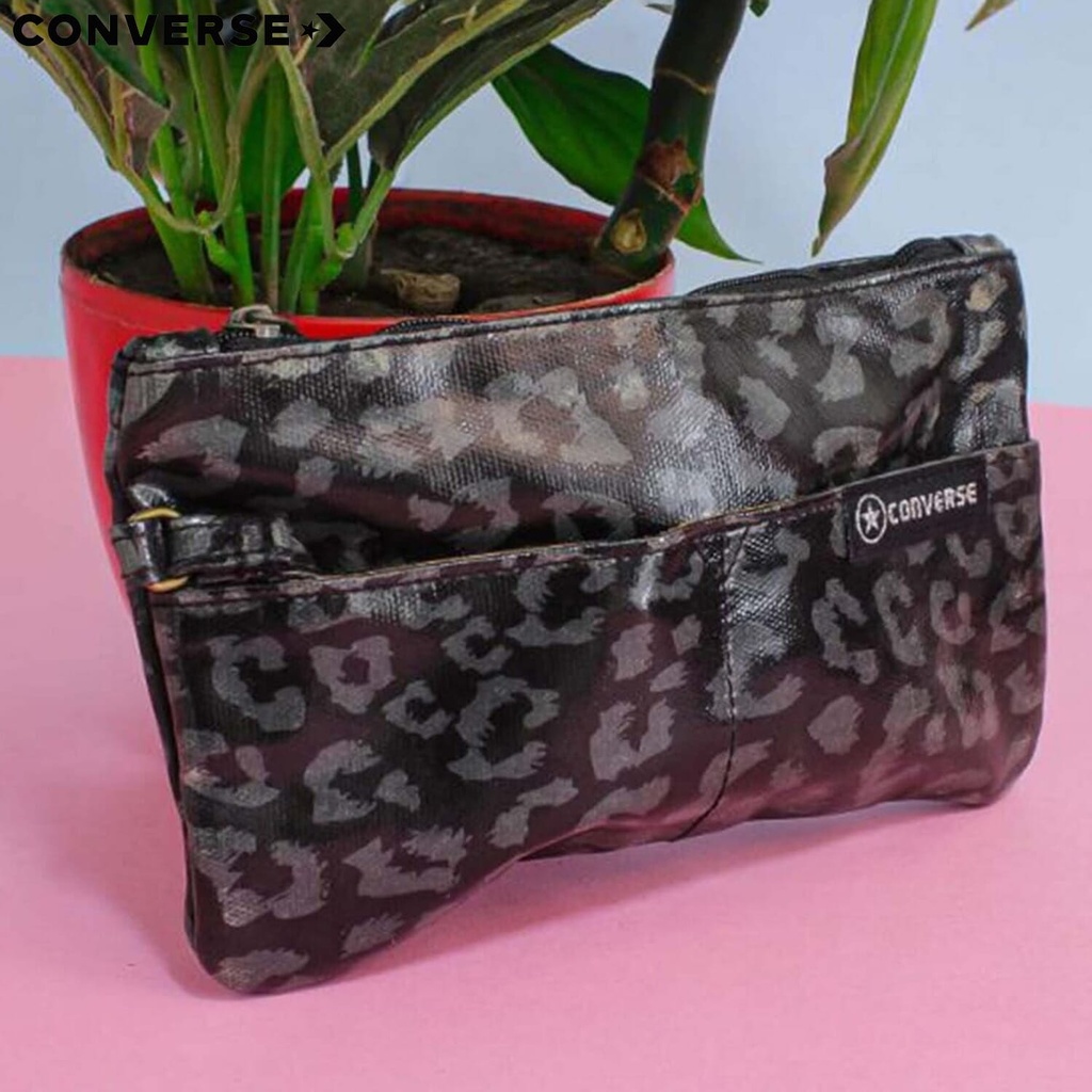 Converse Black Pvc Free Pencil Case (black) | Jeevee