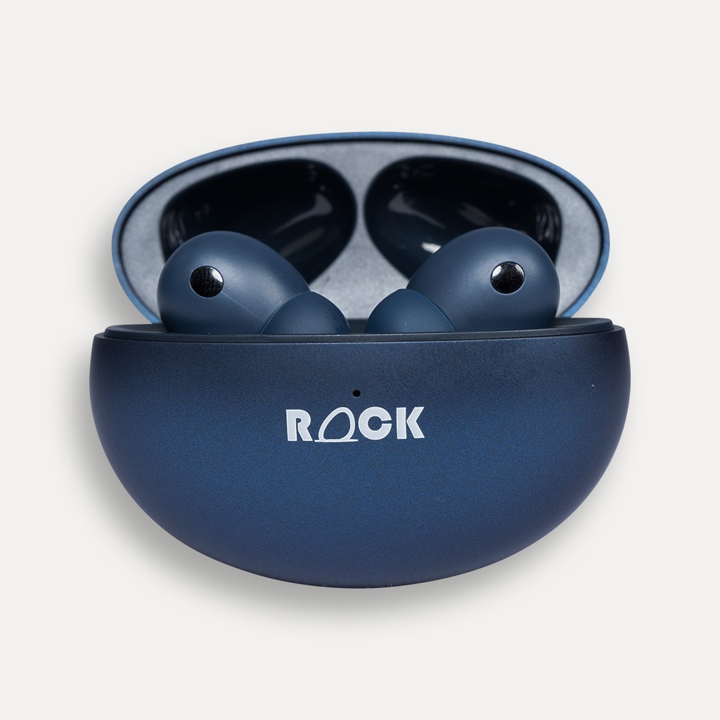 Rock Wave Earbuds Tws In-ear Earbuds With Anc (upto 35db) (blue ) | Jeevee
