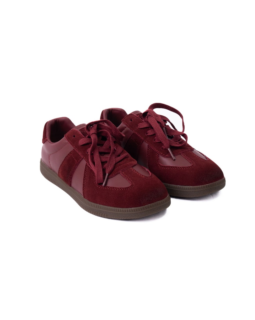 Salt Thin Sole Casual Sneakers - Maroon (eu:35) | Jeevee