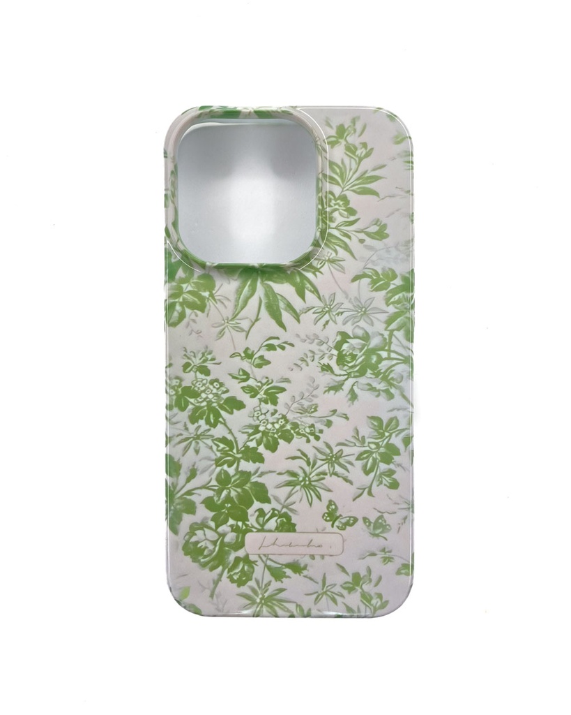 Pepper Green Leaf Print Phonecase Iphone (13 Pro) | Jeevee