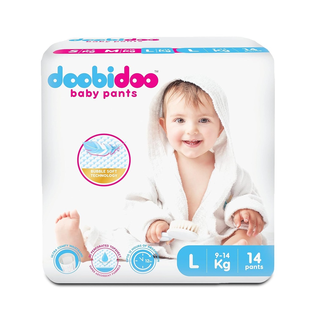 Doobidoo Baby Pants L 14n (economy Pack) B | Jeevee