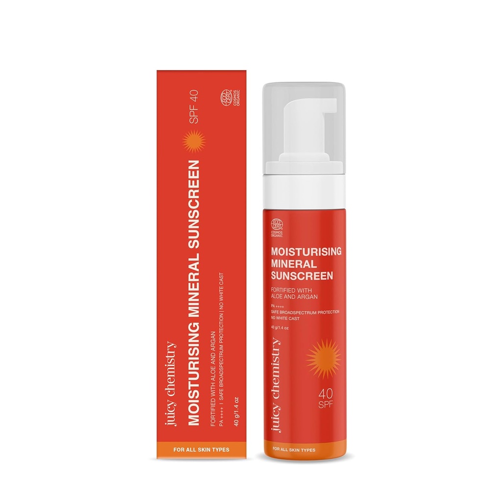 Juicy Chemistry Moisturising Mineral Sunscreen Spf 40 | Jeevee