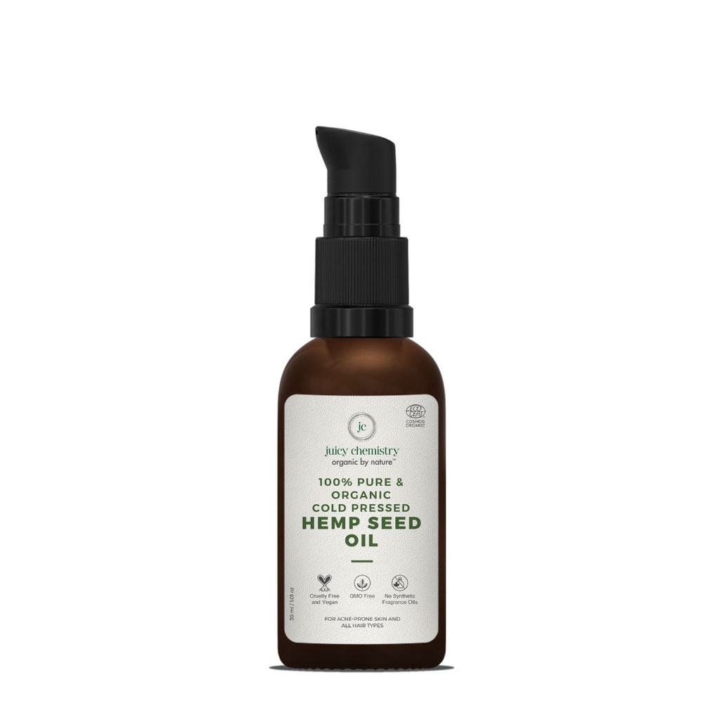 Juicy Chemistry Cold Pressed Hemp Seed Carrier Oil - 30 Ml | Jeevee