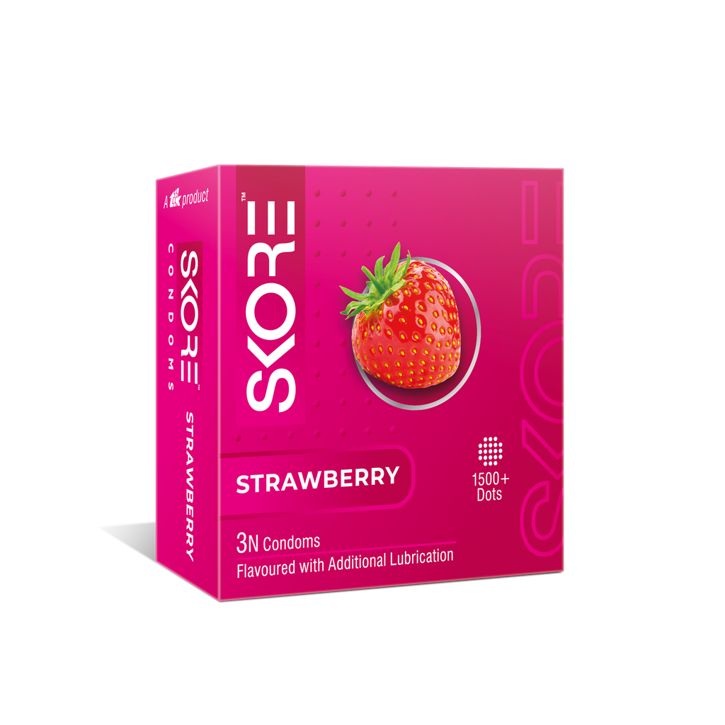 Skore Strawberry With 1500+raised Dots 3's. | Jeevee