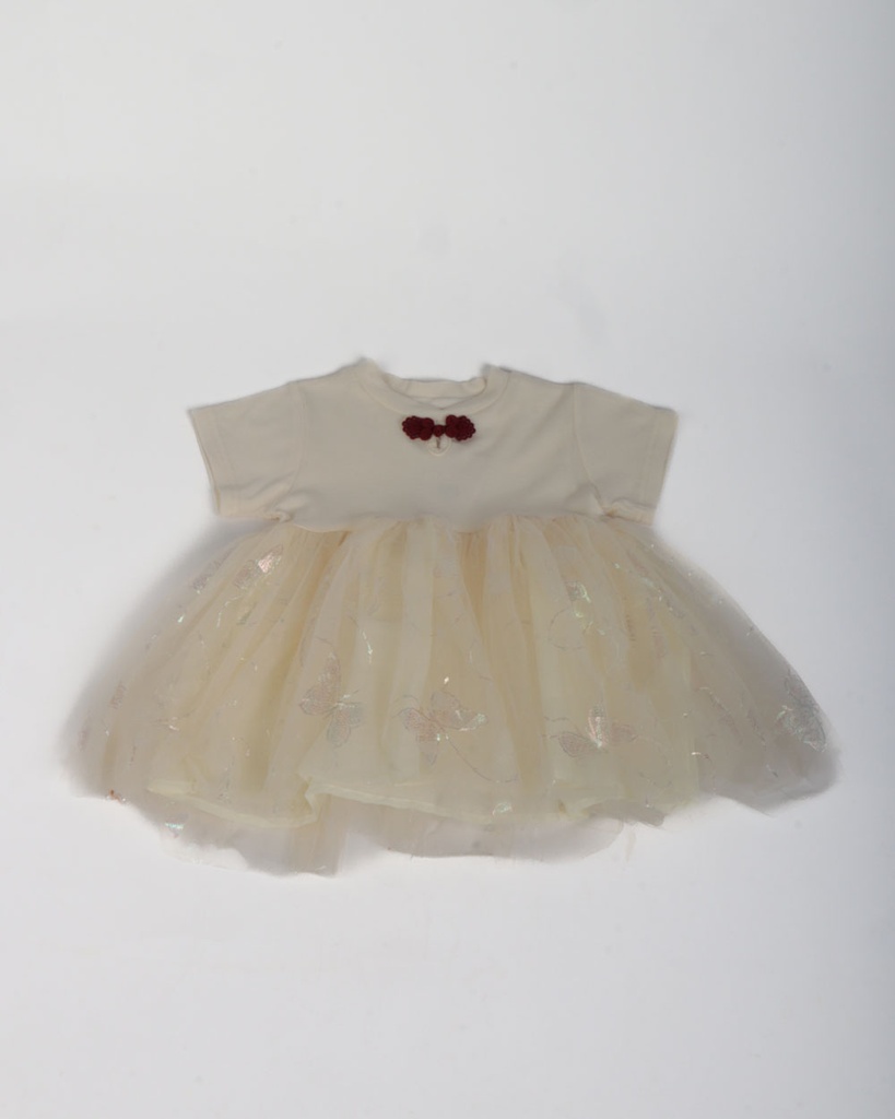 Jeevee Bees Bow Frock - Yellow (90cm) | Jeevee