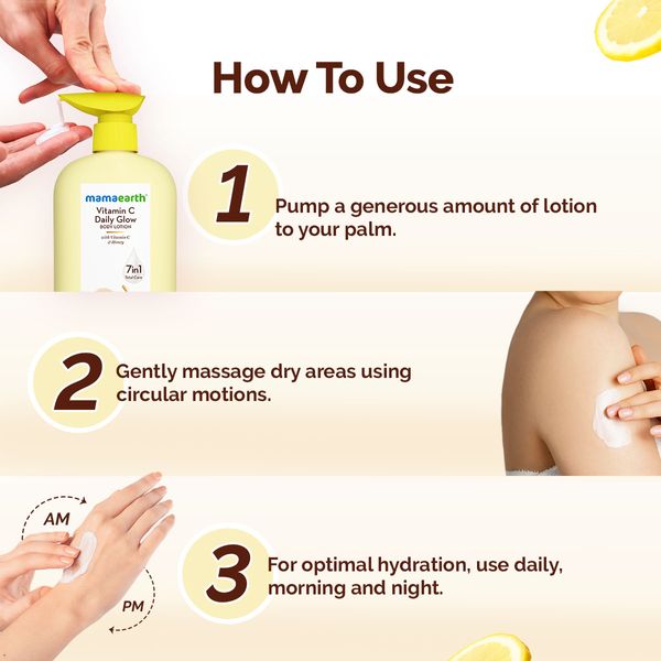 Mamaearth Vitamin C Daily Glow Body Lotion-400ml | Jeevee