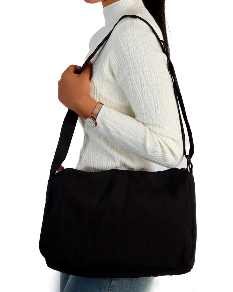 Wasabi Large Soft Bag - Black | Jeevee