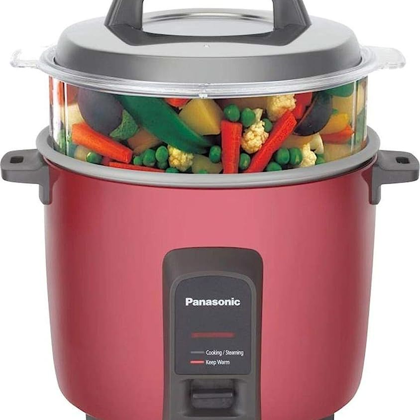 Panasonic 1.8 Litre Drum Rice Cooker Sr-y18fhs(e) Burgundy | Jeevee
