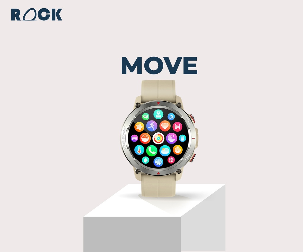 Rock Move Smartwatch (beige) | Jeevee