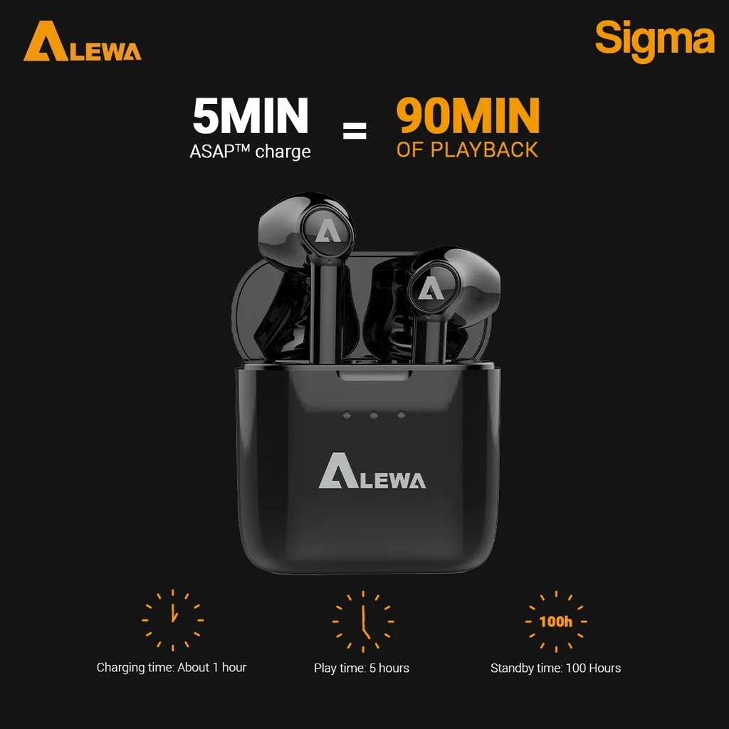 Alewa Sigma Bluetooth Earbuds 13mm Drivers | Jeevee